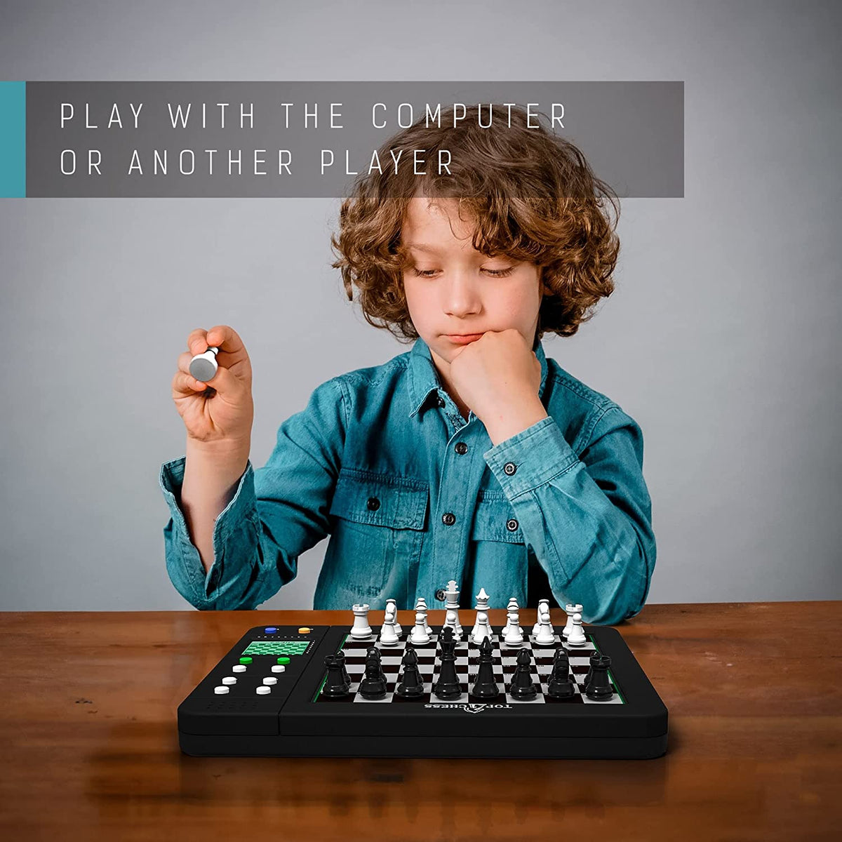 TOP 1 CHESS Talking Coach Electronic Chess Board with Multi-Level Skil ...